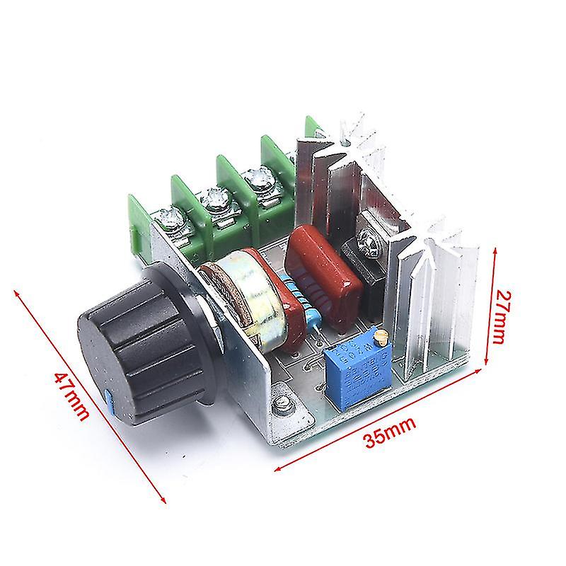 Dimmer 220v 2000w Speed Controller Dimmer Switch Electronic Voltage ...
