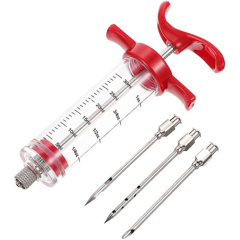 Sauce and Marinade Syringe 30 ml barbecue Polycarbonate/Stainless Steel ...