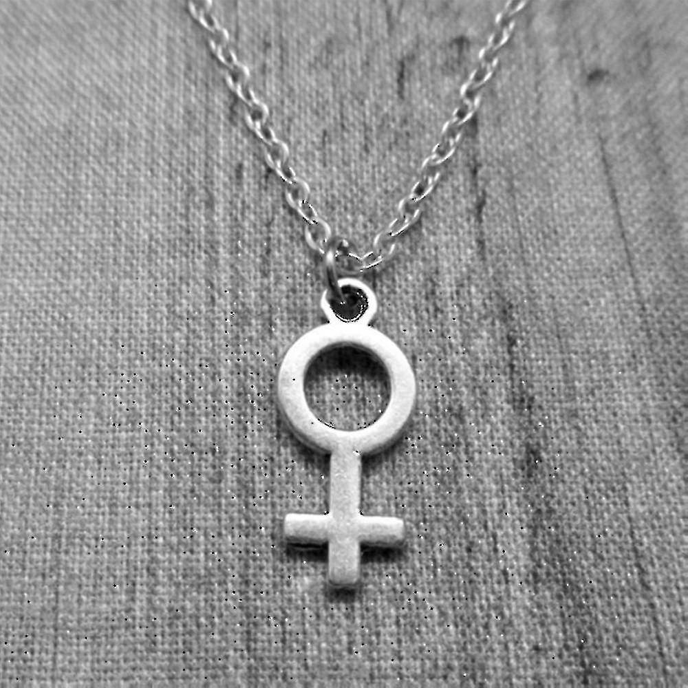 Kvinde Symbol Lesbisk Pride halskæde, Venus Choker, Venus Symbol ...