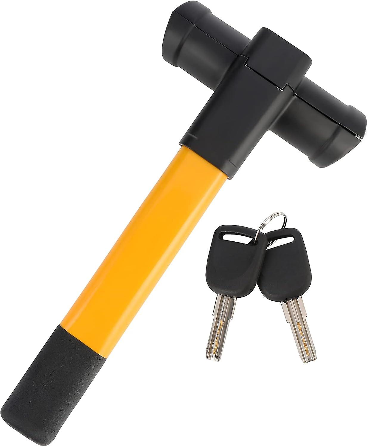 Retractable Car Steering Wheel Lock, Heavy Duty T-Bar, Universal ...