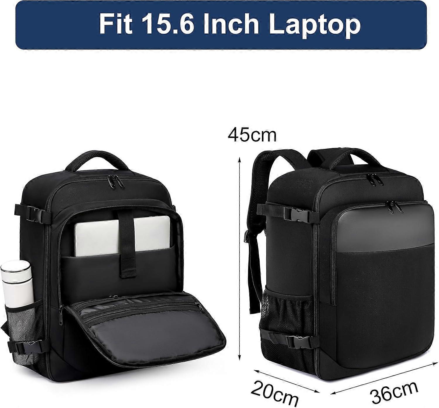 Airplane Cabin Travel Backpack 45x36x20, 15.6 Inch Laptop Travel Bags ...