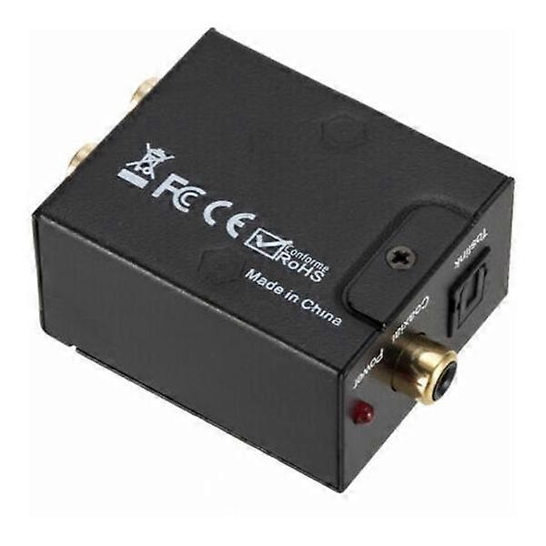 Digital to Analog Audio Converter Optical to RCA Audio Switch Box ...