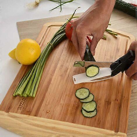 Food Cutter Chopper Smart Kitchen Knife with Chopping Board, Multi ...
