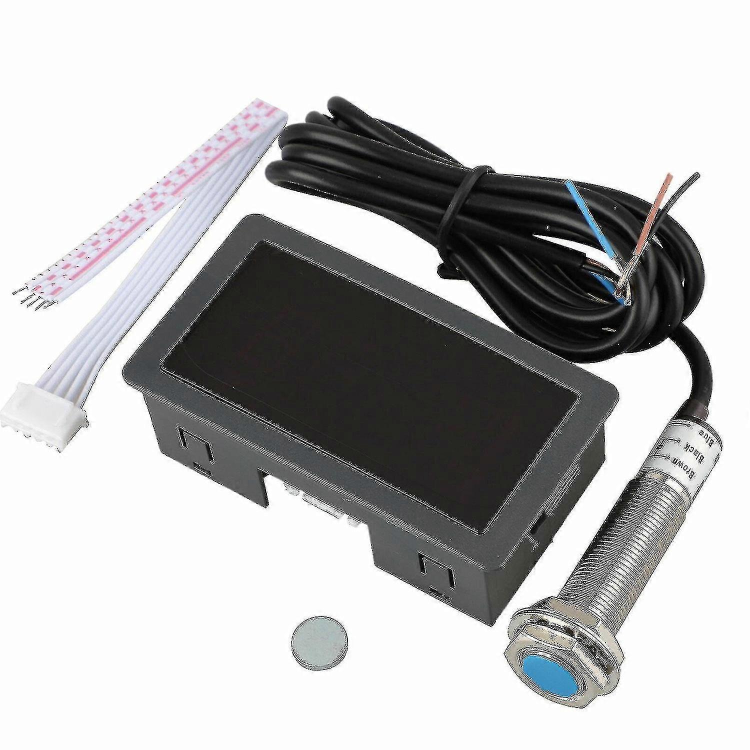 2024,4 Digital Led Tachometer Rpm Speed Meter + Hall Proximity Switch ...