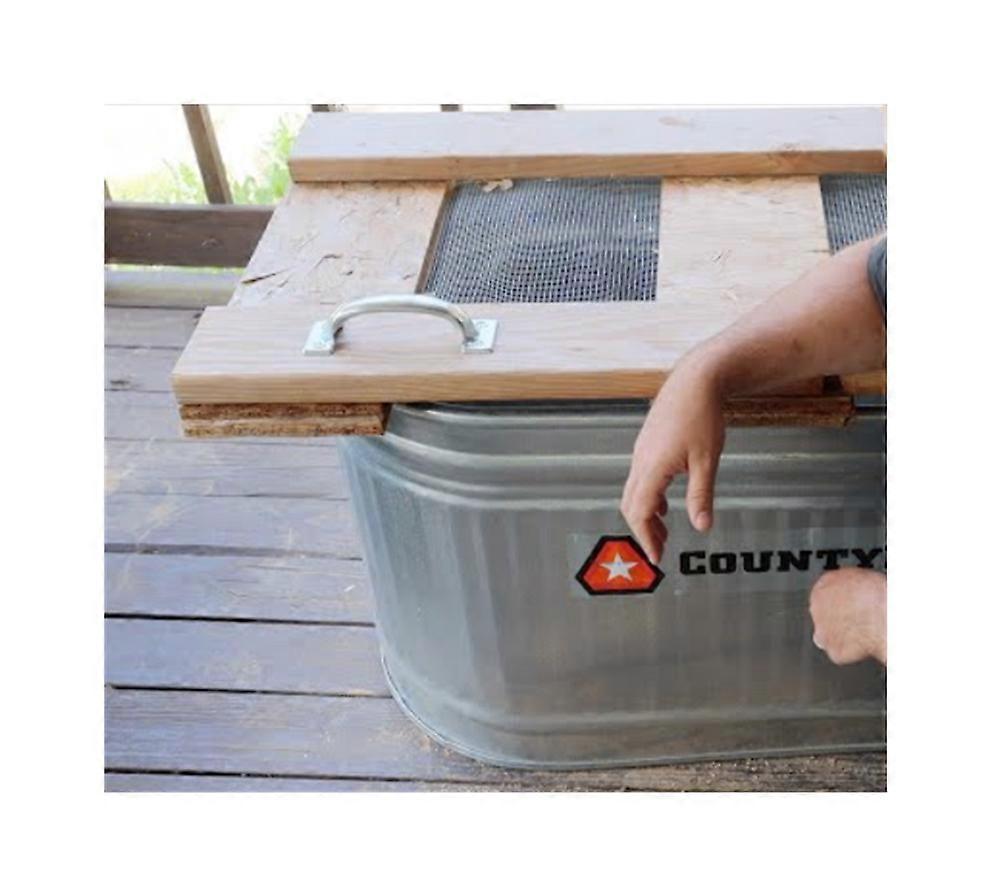 CountyLine 50130028 100 Gal. Capacity Galvanized Oval Stock Tank ...