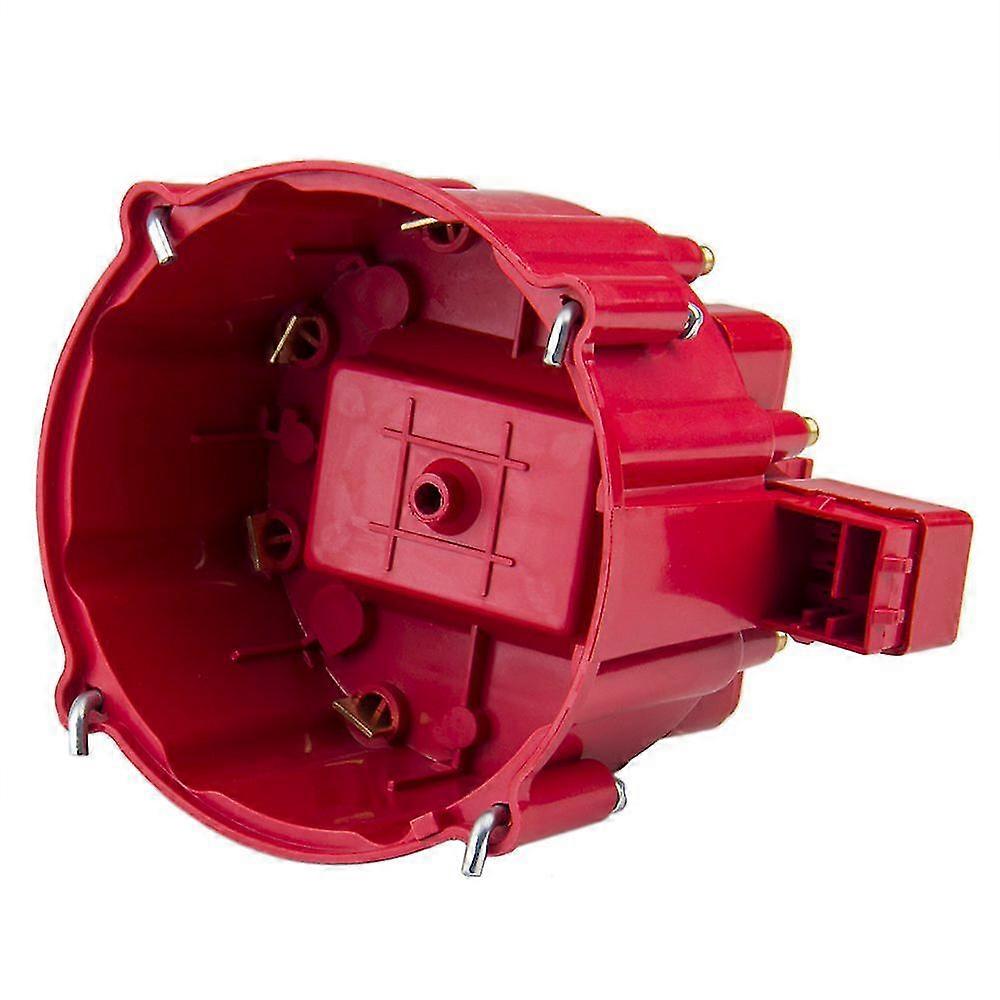 Red Male Hei Distributor Cap Coil And Rotor Replacement For Bbc 305 350 ...