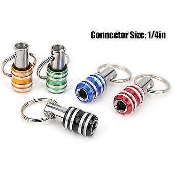 5 Screwdriver Bit Holders Key Rings Aluminum Alloy Screwdriver Bit ...