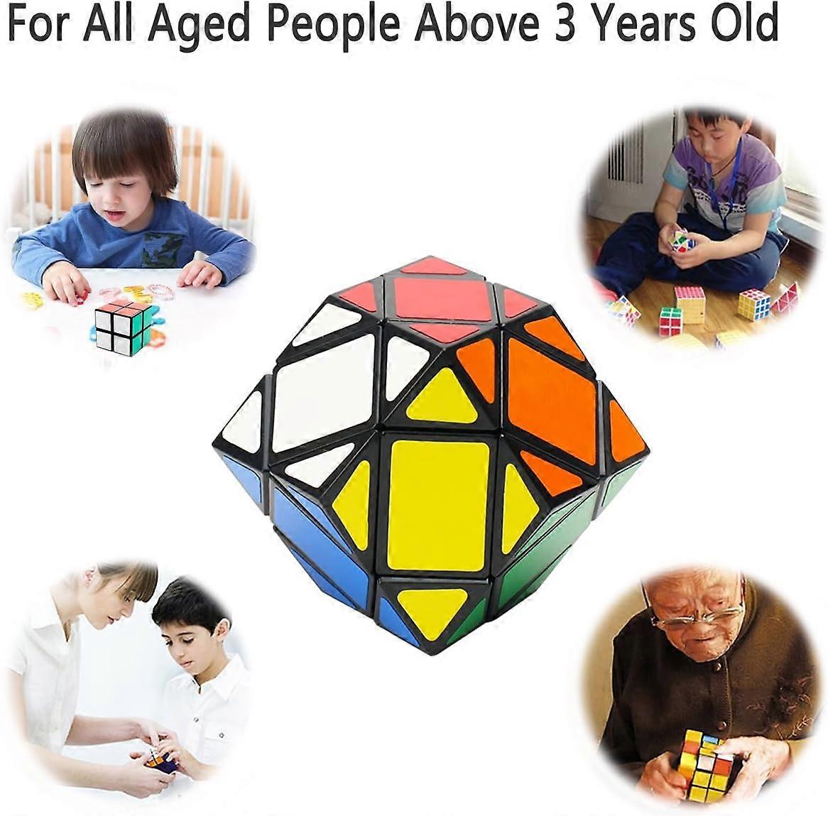Diamonds Speed Cube, Axis Magic Puzzle Cubo Magic Cube with PVC Sticker ...