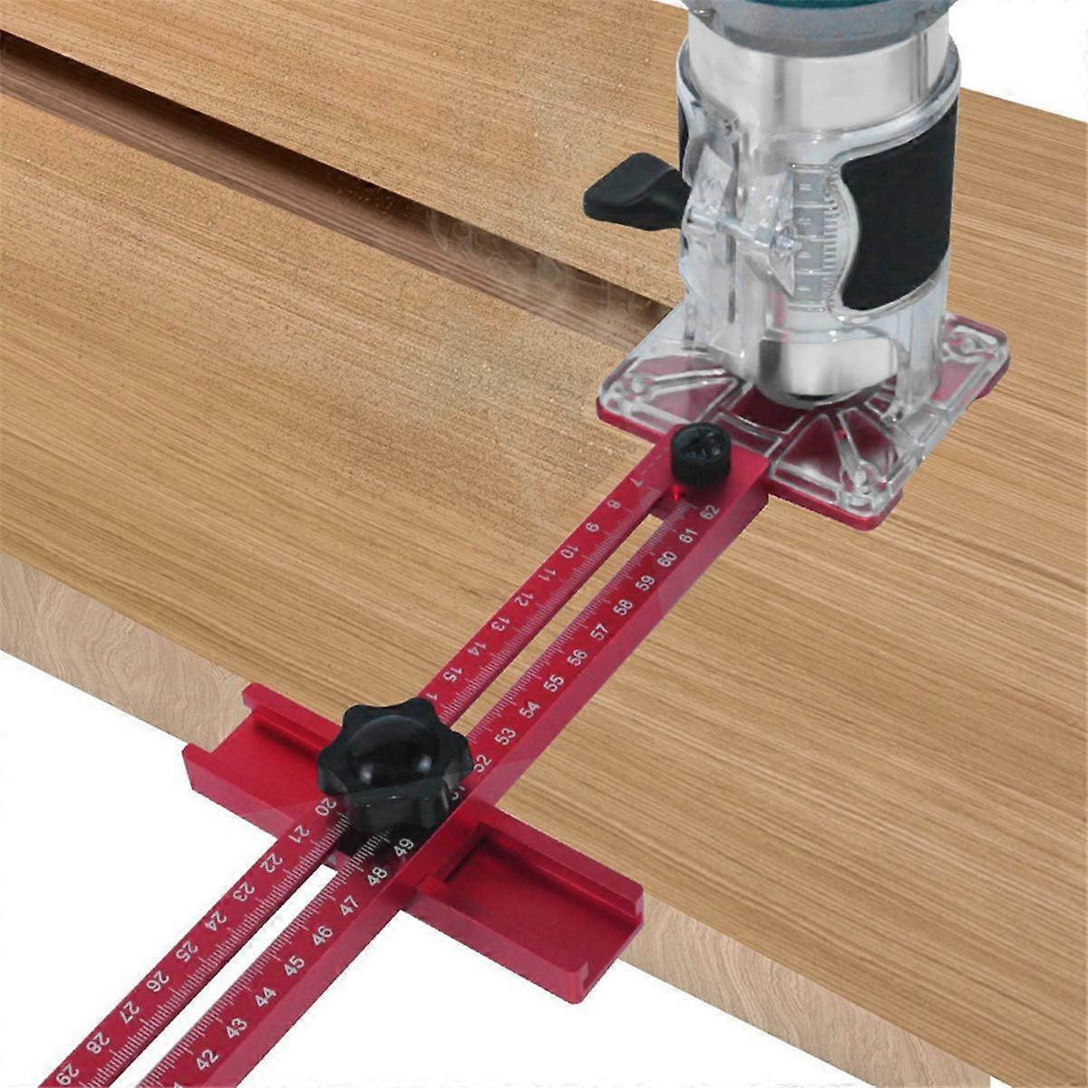 4in1 Router Milling Groove Bracket-Cabinet Hardware Jig Aluminum Router ...