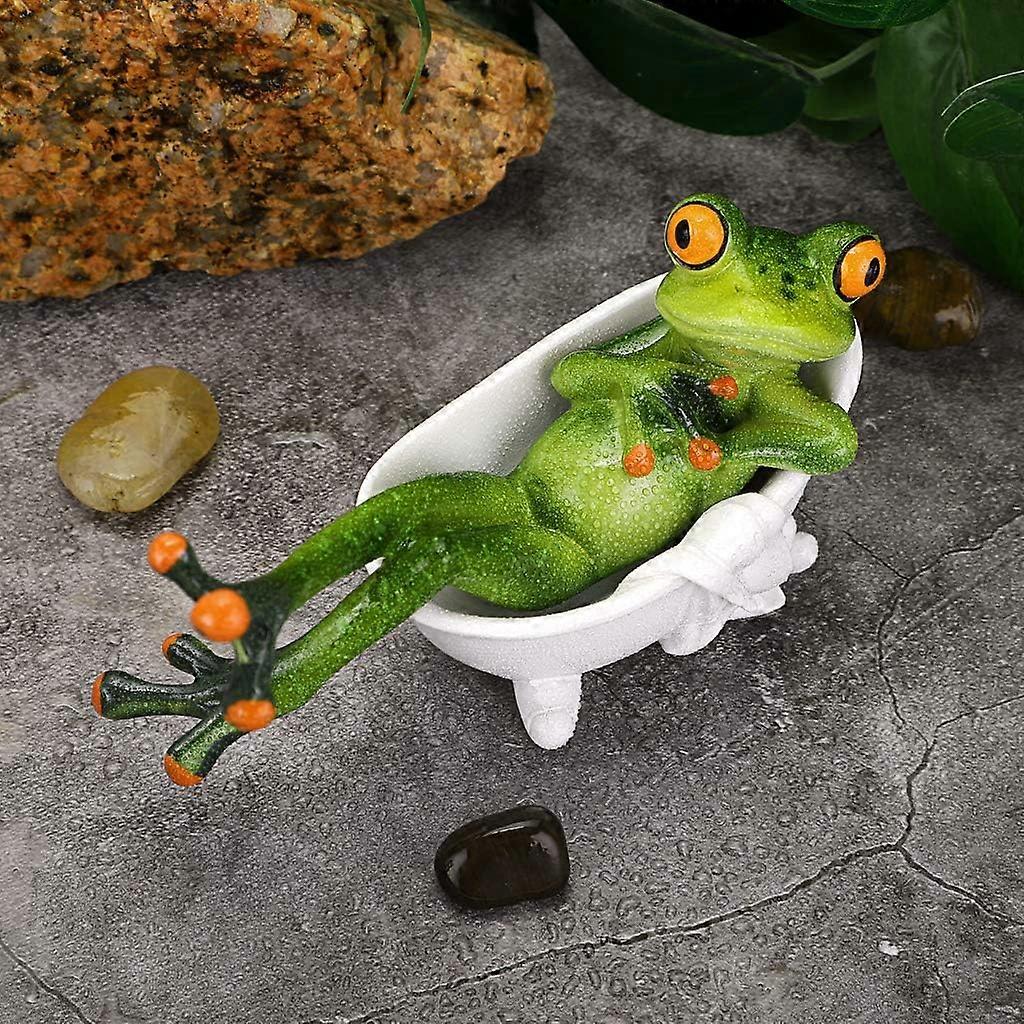 Creative Craft Resin Frog Figurine Decor, Personalized Animal ...