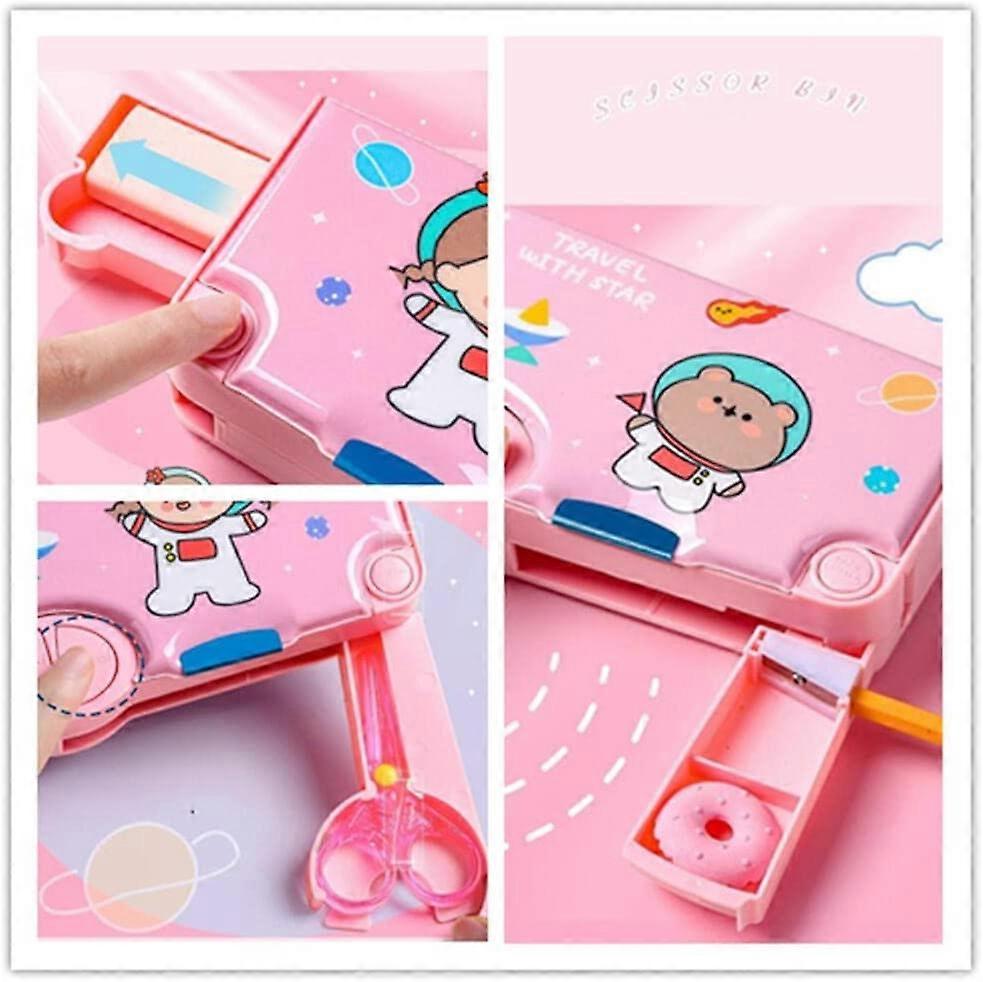 Multifunctional Stationery Box High-Tech Cool Boy Automatic Pencil Box ...