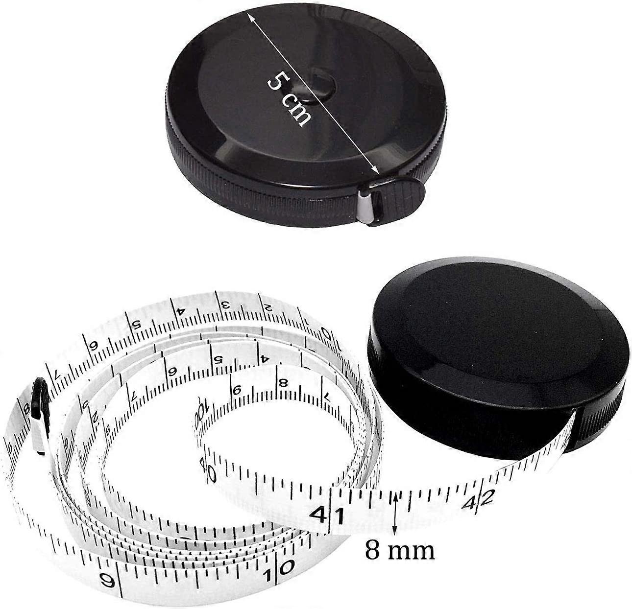 Soft Tape Retractable White Measure Body Measuring Tapes for Tailor ...