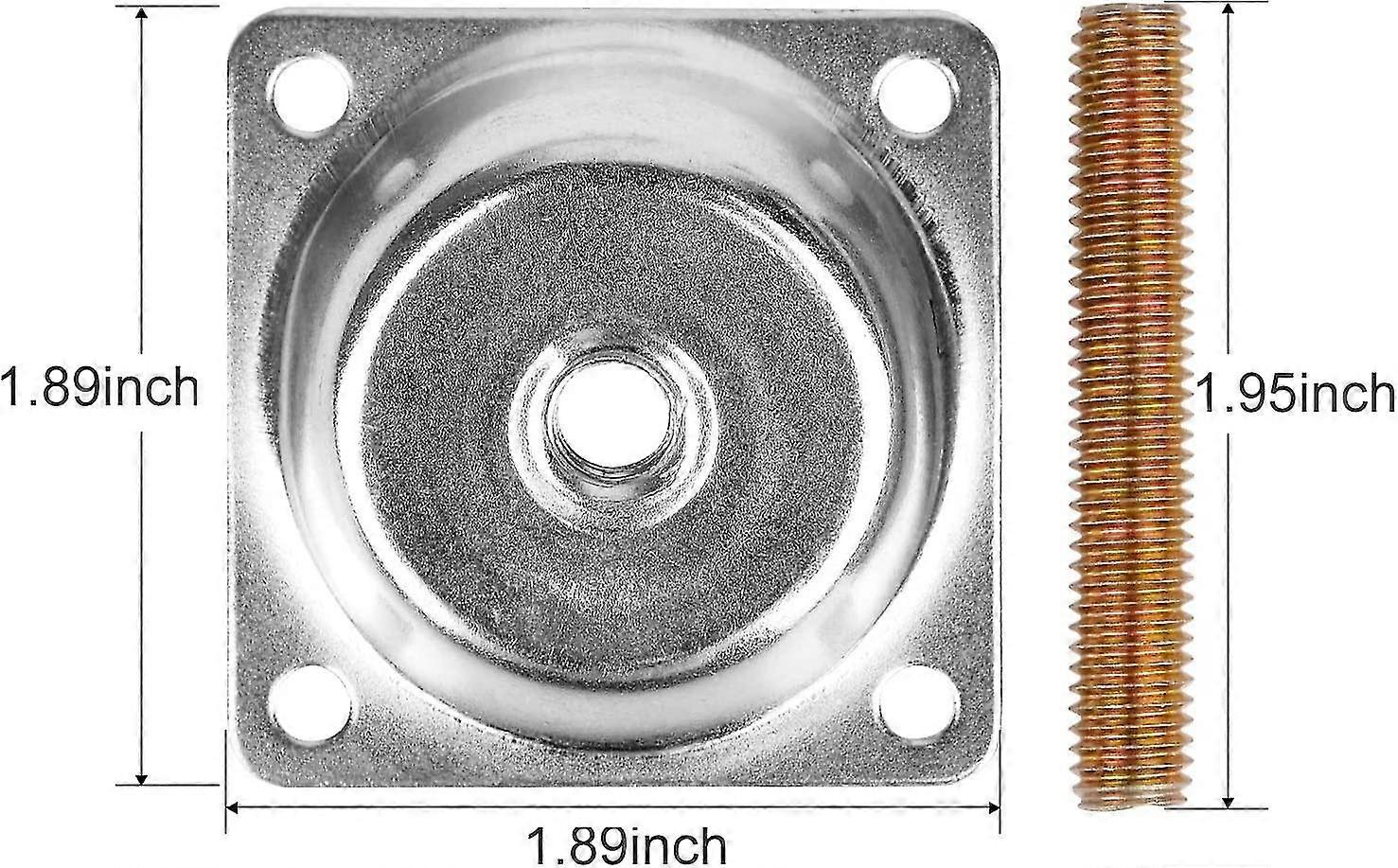 14 Degree Angled Leg Mounting Plates Furniture Table Leg Attachment ...