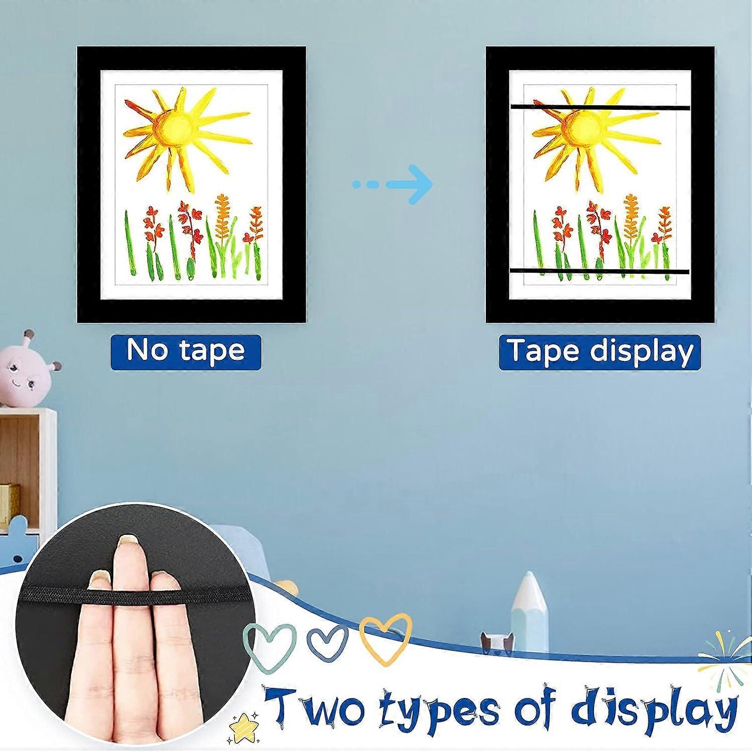 Picture frame for children's drawings, children's art frame, front ...