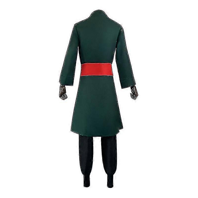 Japanese Anime Roronoa Zoro Cosplay Costume Halloween Robe Full Set ...