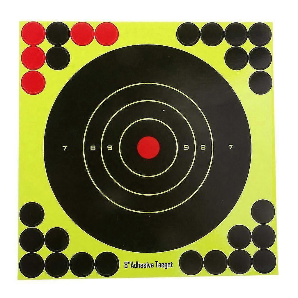 10pcs Shooting Target Paper Adhesive Splatter Sticker Reactive Shots ...