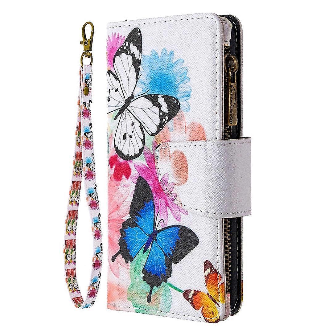 For Samsung Galaxy A70 Colored Drawing Pattern Zipper Horizontal Flip ...