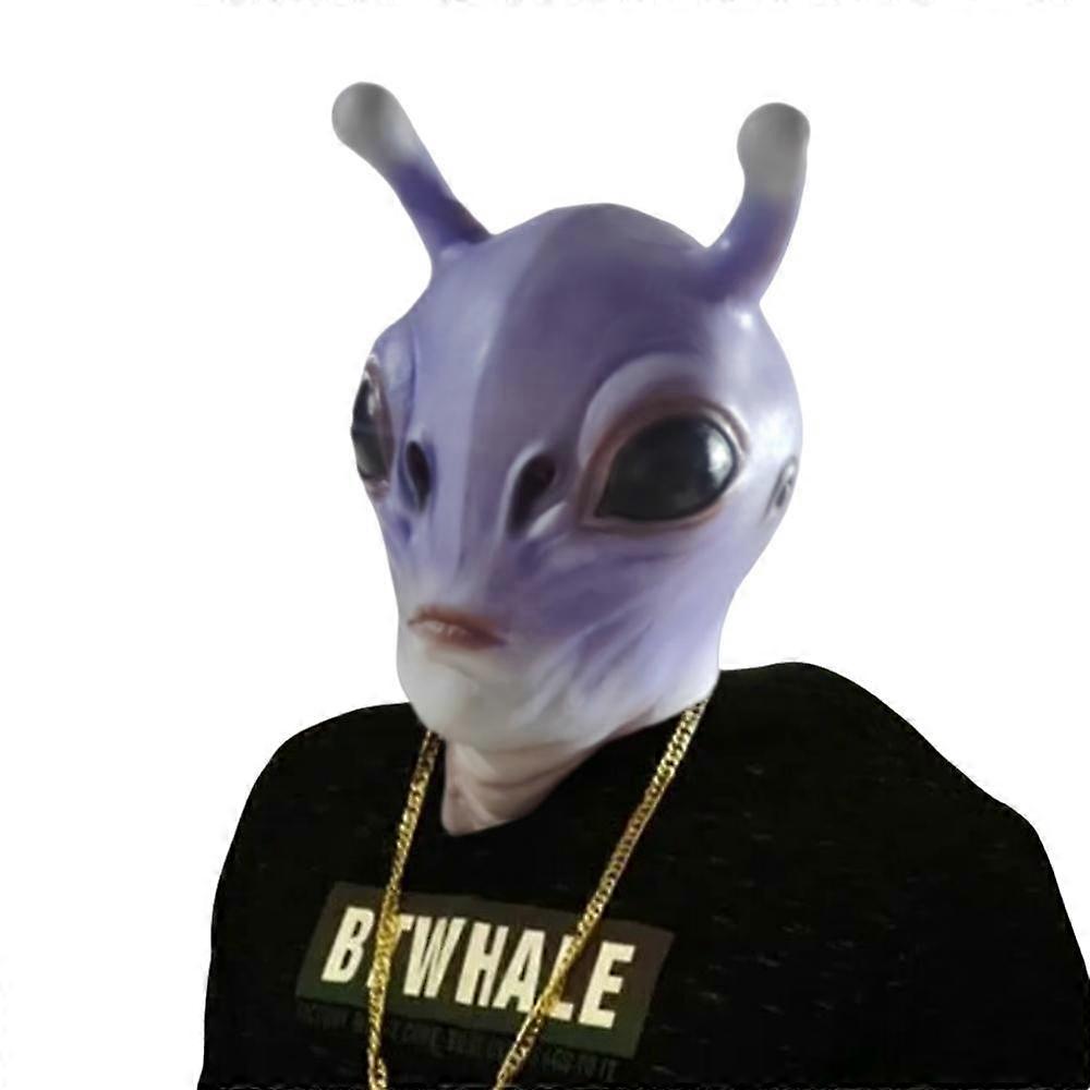 Purple Alien Mask 51 Area UFO Cute Alien Mask Halloween Carnival Party ...
