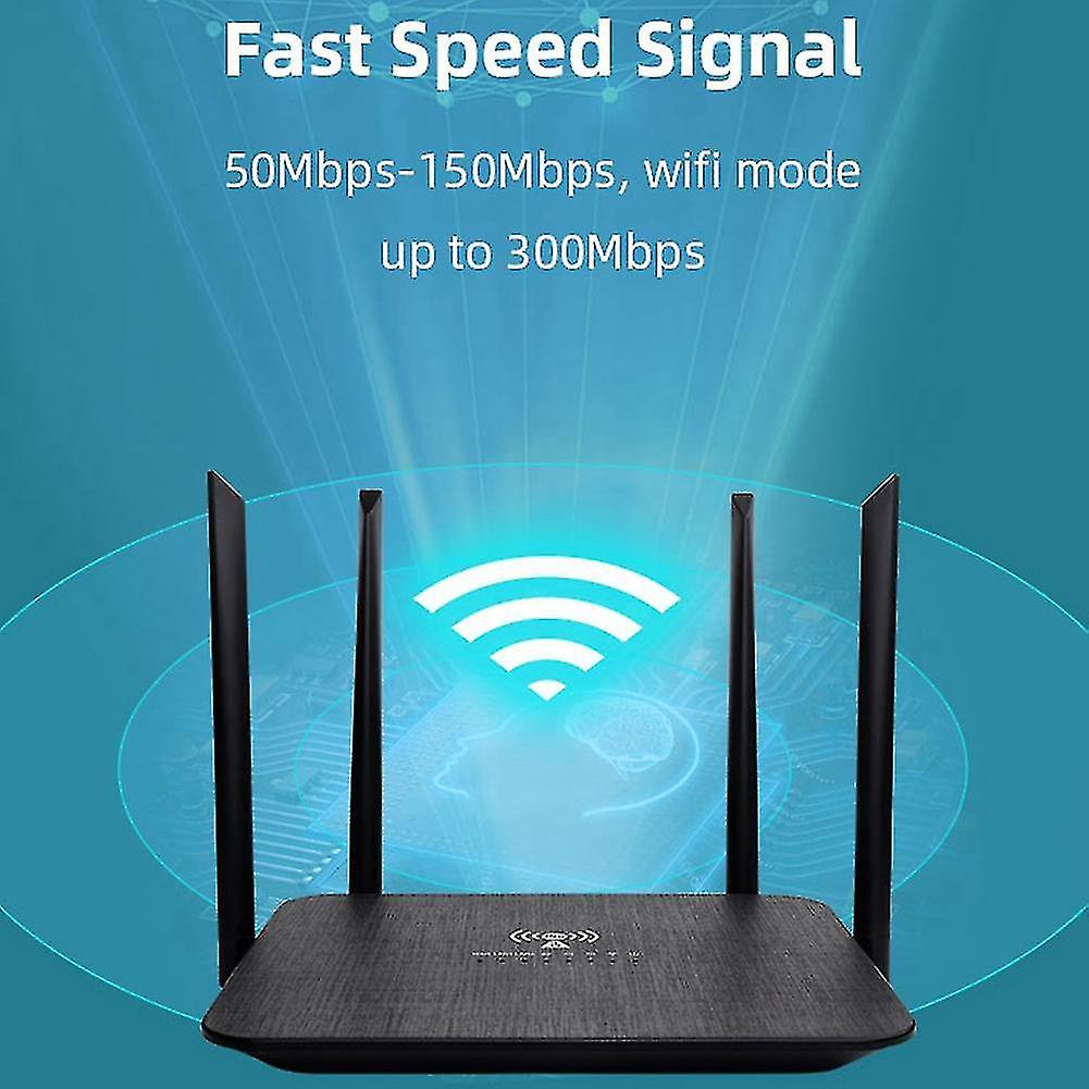 4g Cat4 Gsm-modem 4g Wifi-router olåst utomhus Lte Wi-Fi-bilnätverk ...