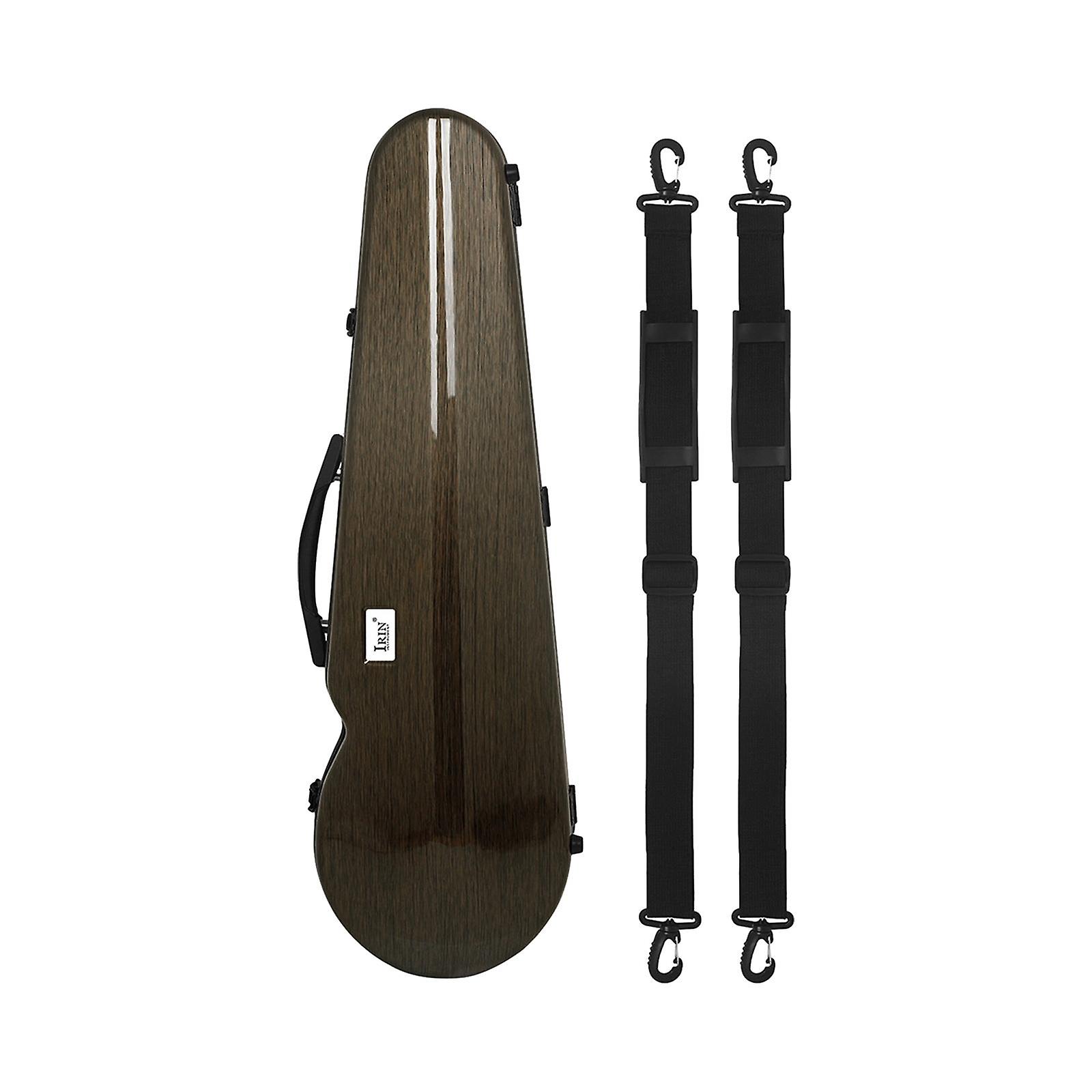 4/4 Violin Case Carbon Fiber Sturdy with Straps Built in Hygrometer ...