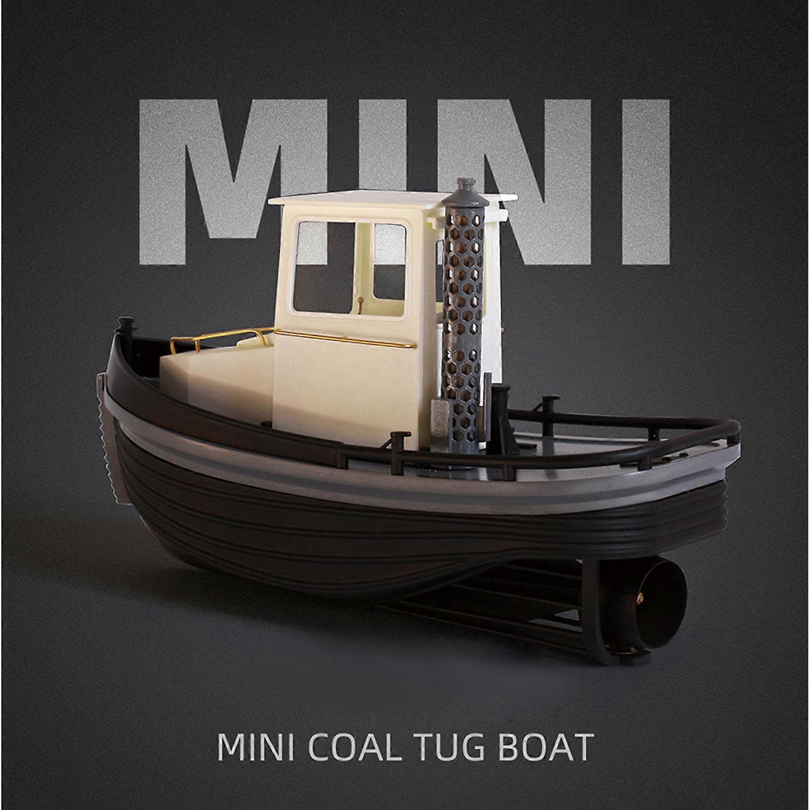 1:18 Scale Harbor Micro Mini Coal Tug Boat 180mm 7" RC Ship Model Kit ...