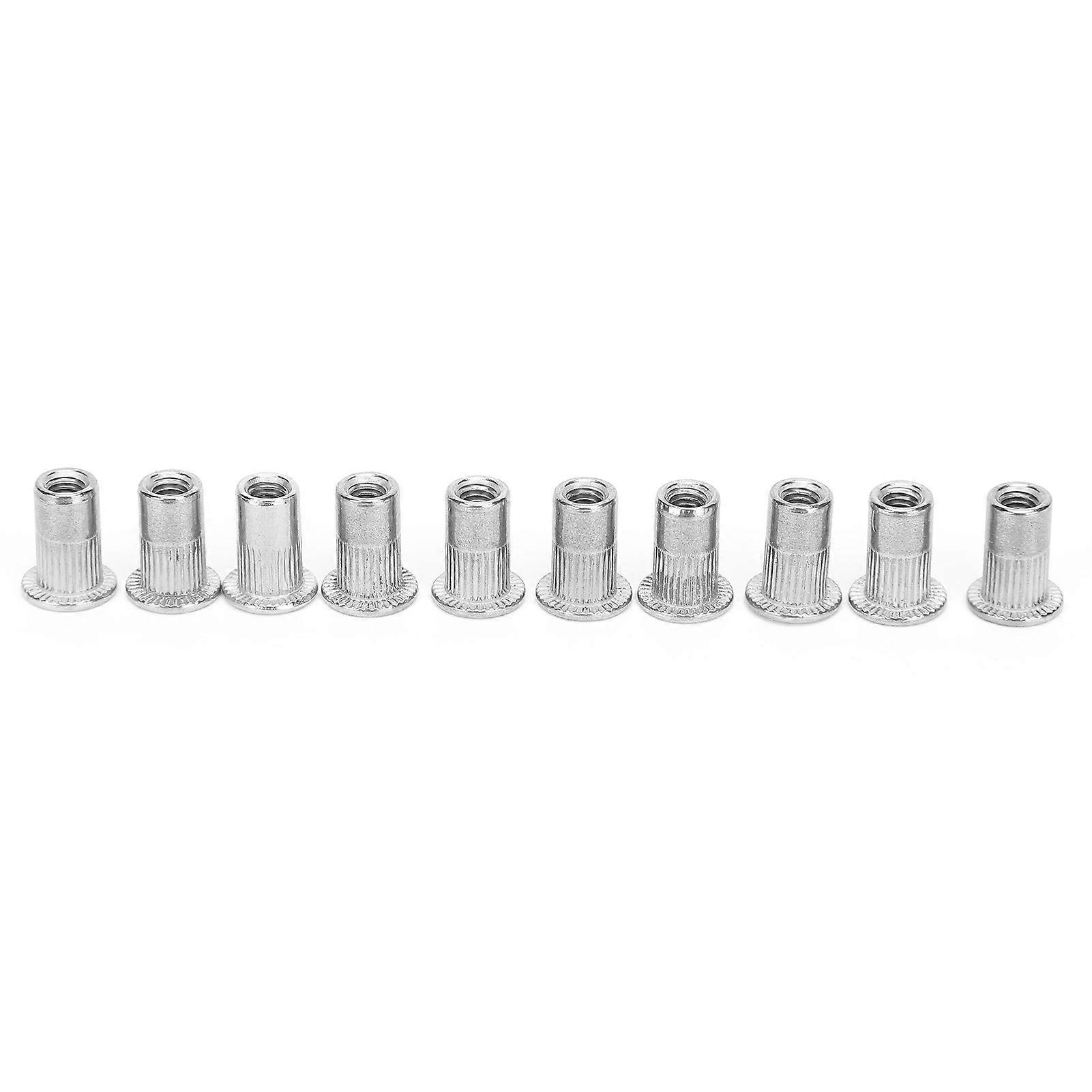 50pcs Stainless Steel Rivet Nut Ribbing M3 Fastener Hardware Industrial ...