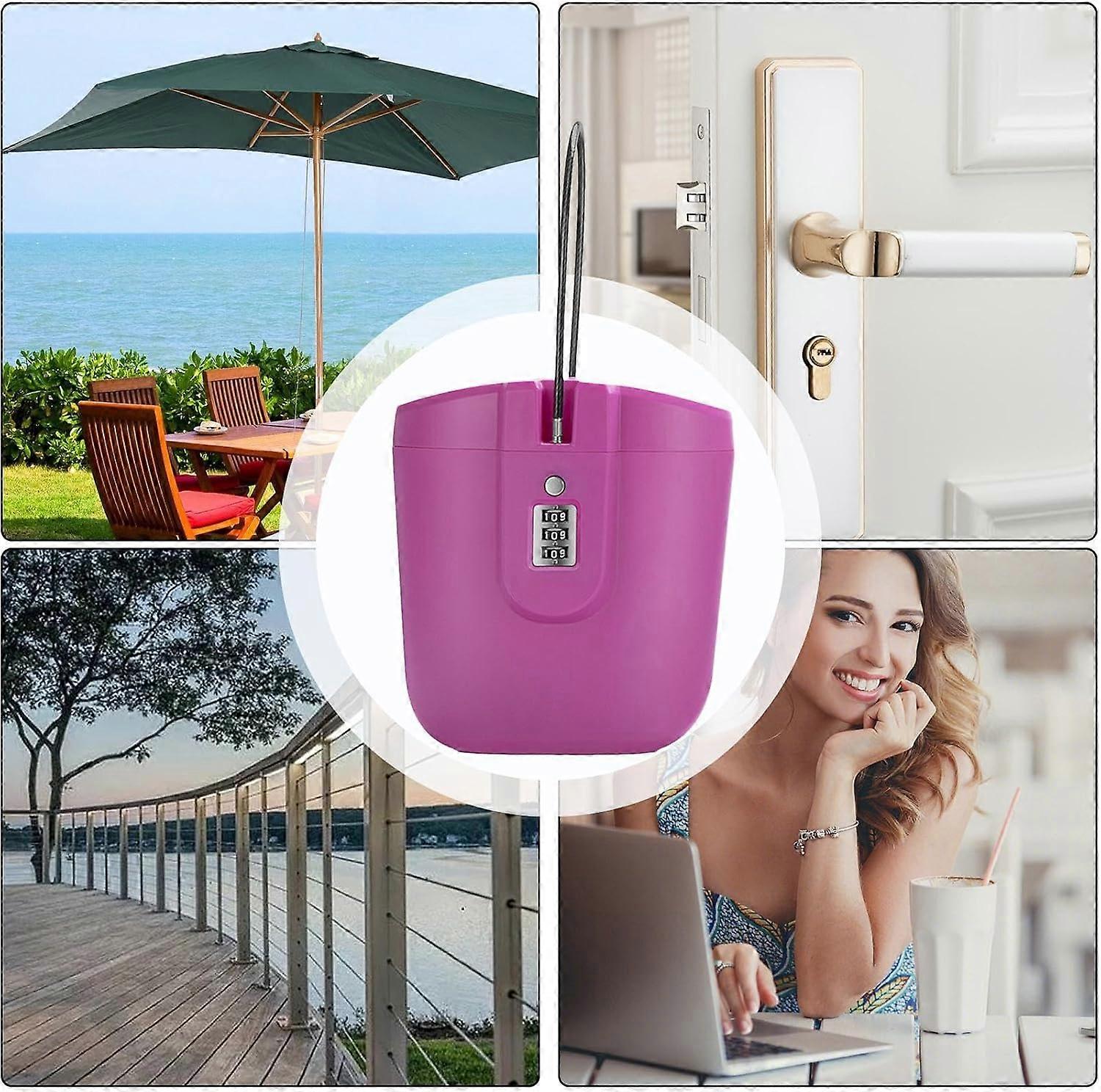 Beach Safe Box - Waterproof Beach Lock Box, Personal Small Items Beach ...