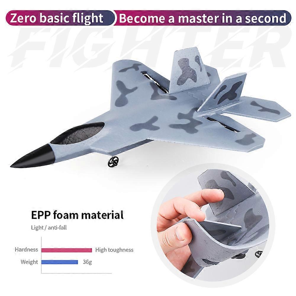 RC Plane SU35 2.4G With LED Lights F22 Aircraft Remote Control Flying ...