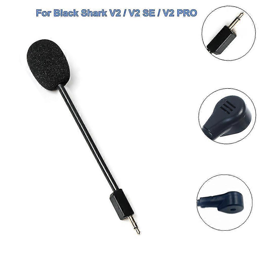 3.5mm Plug Jack Mic Headphone Microphone For Razer- Black Shark V2/v2 ...