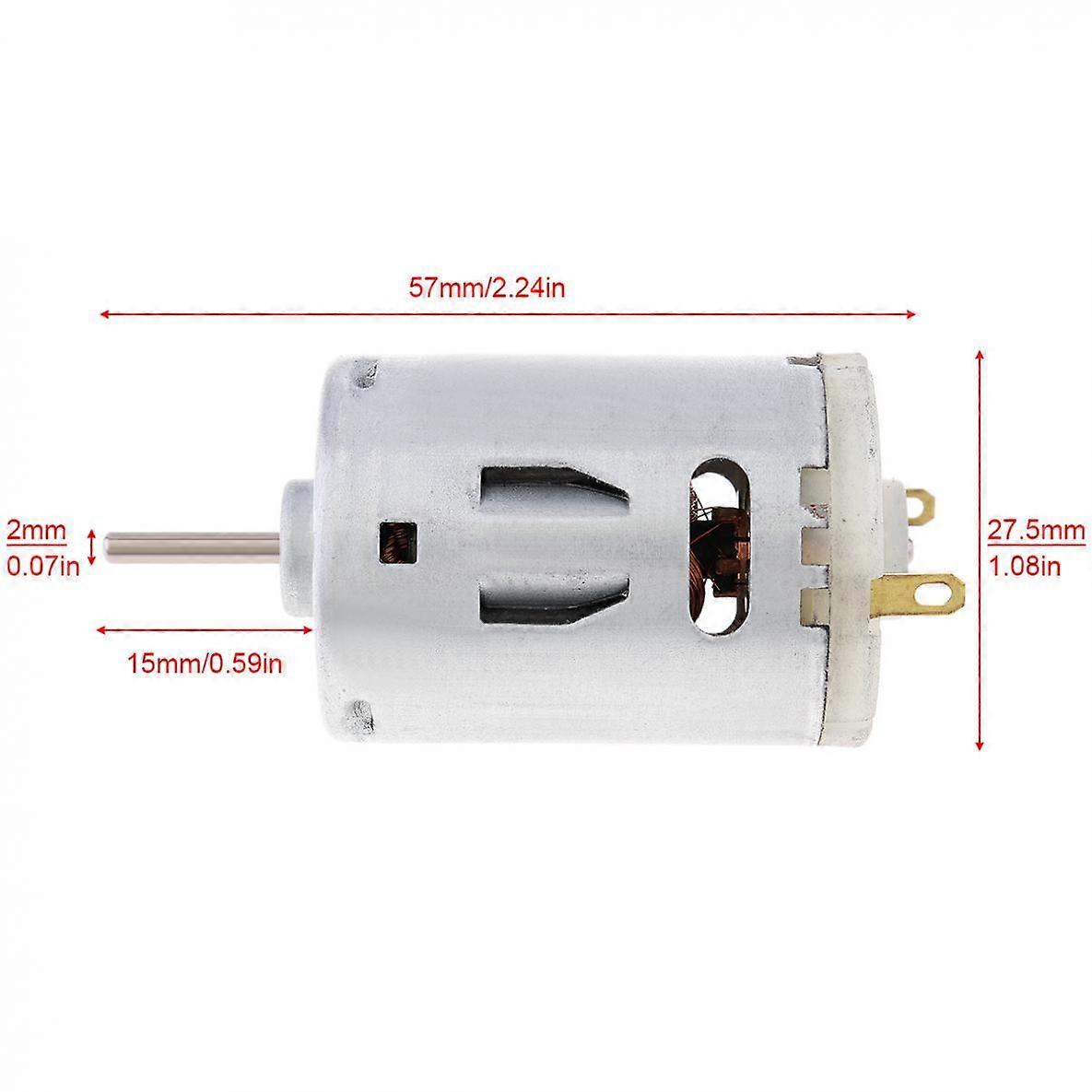 3V/12V RS365 36A 12800RPM Micro Motor High Speed Carbon Brush Electric ...