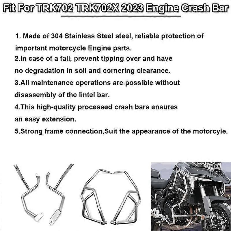 Fit For Benelli TRK702 TRK702X TRK 702/X 2022-2024 Motorcycle Highway ...
