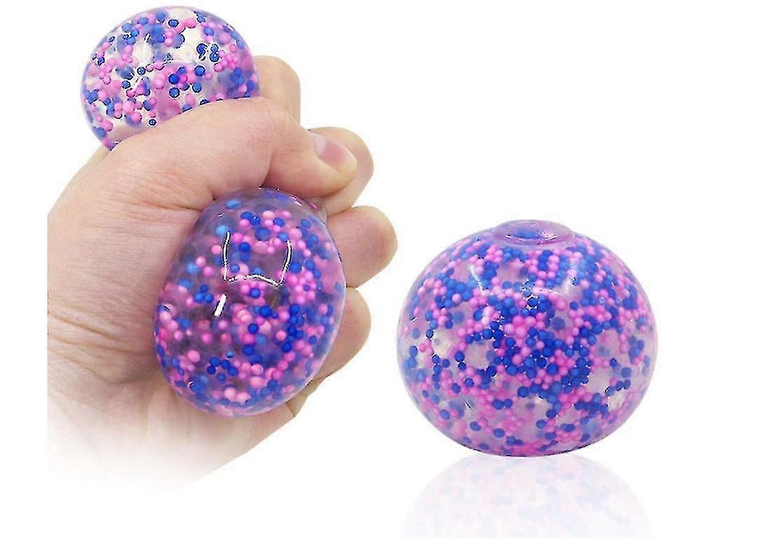 Anti-stress Ball Sensory Squeeze Ball, Colorful Fidget Ball Toy Squishy ...