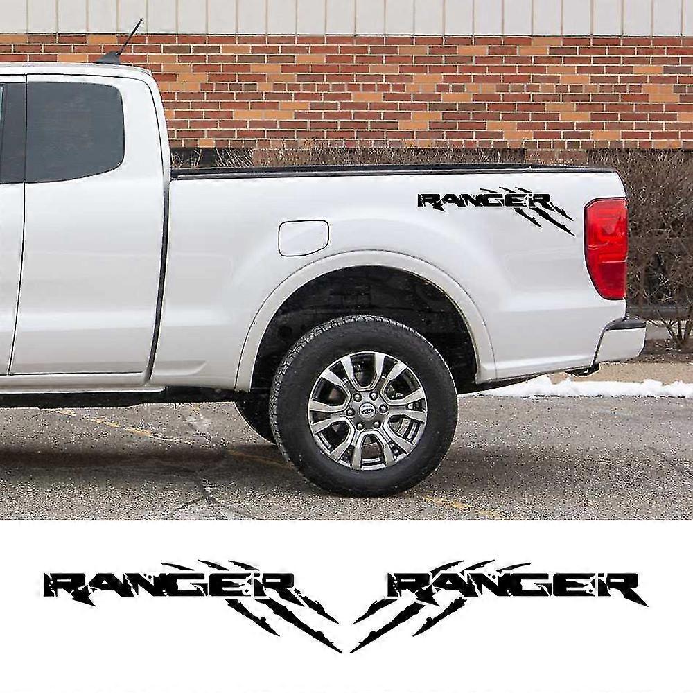 Pickup Box Side Stickers For Ford Ranger Raptor Car Decals Truck Rear ...
