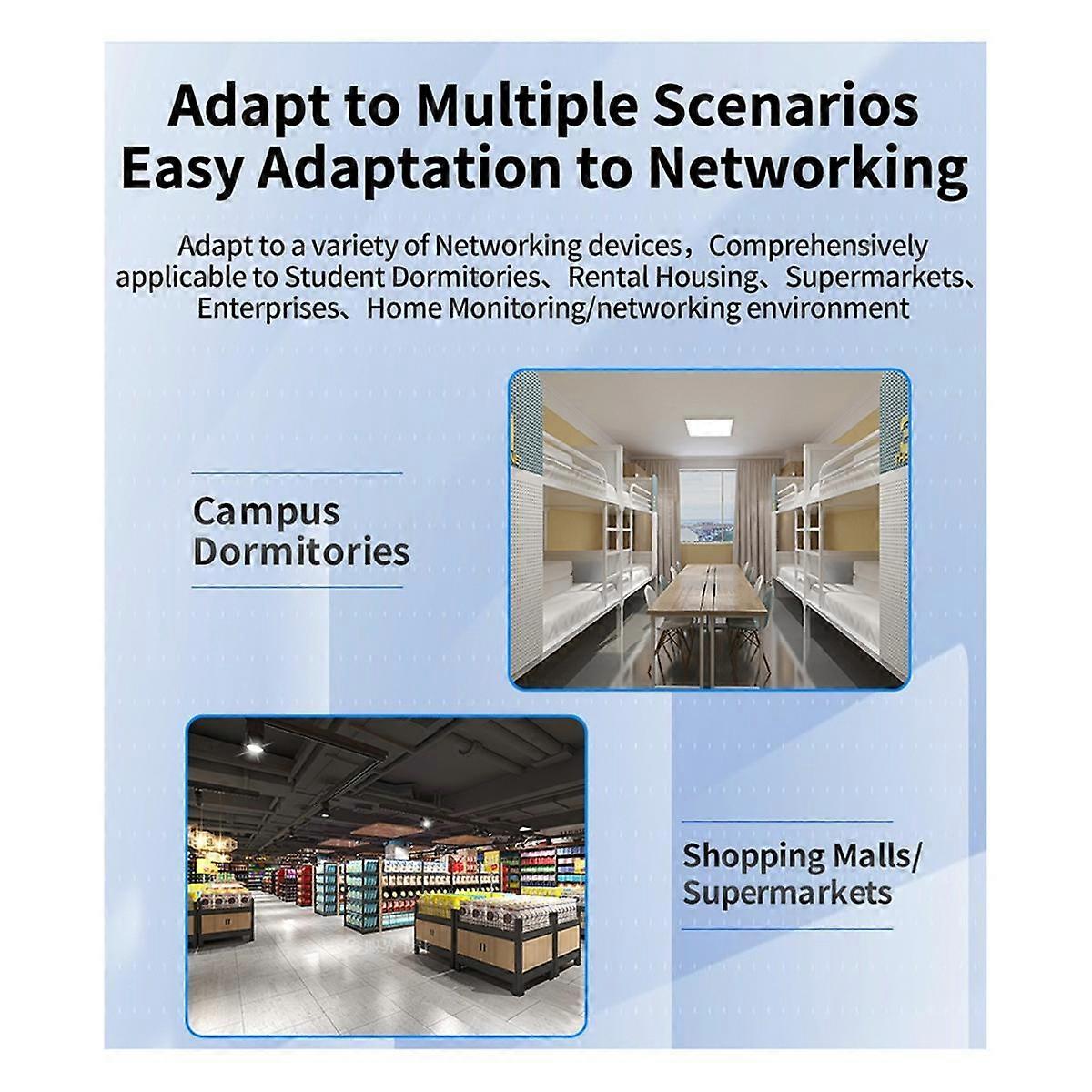 2.5Gb 8 Port Network Switch 2.5Gbps Unmanaged Ethernet Switch with 10Gb ...