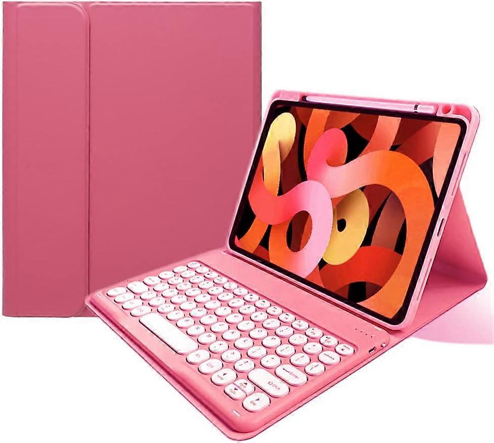 iPad 10th Generation 2022 Keyboard Case with Mouse Cute Round Keys ...