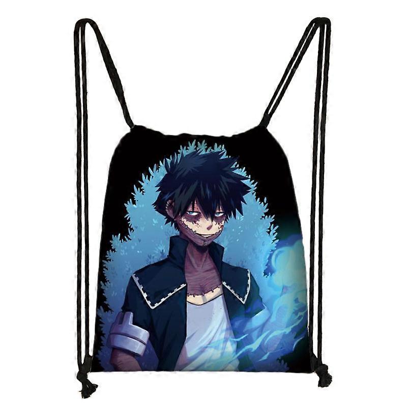 Anime Hero My Hero Academia Deku Bakugou Graphic Backpack Cartoon Cute ...