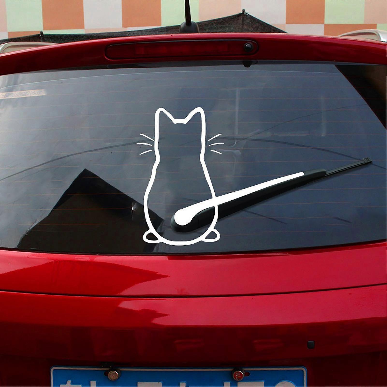 Sticker Cute Cartoon Cat Shape Car Body Decal for Car | Fruugo SE