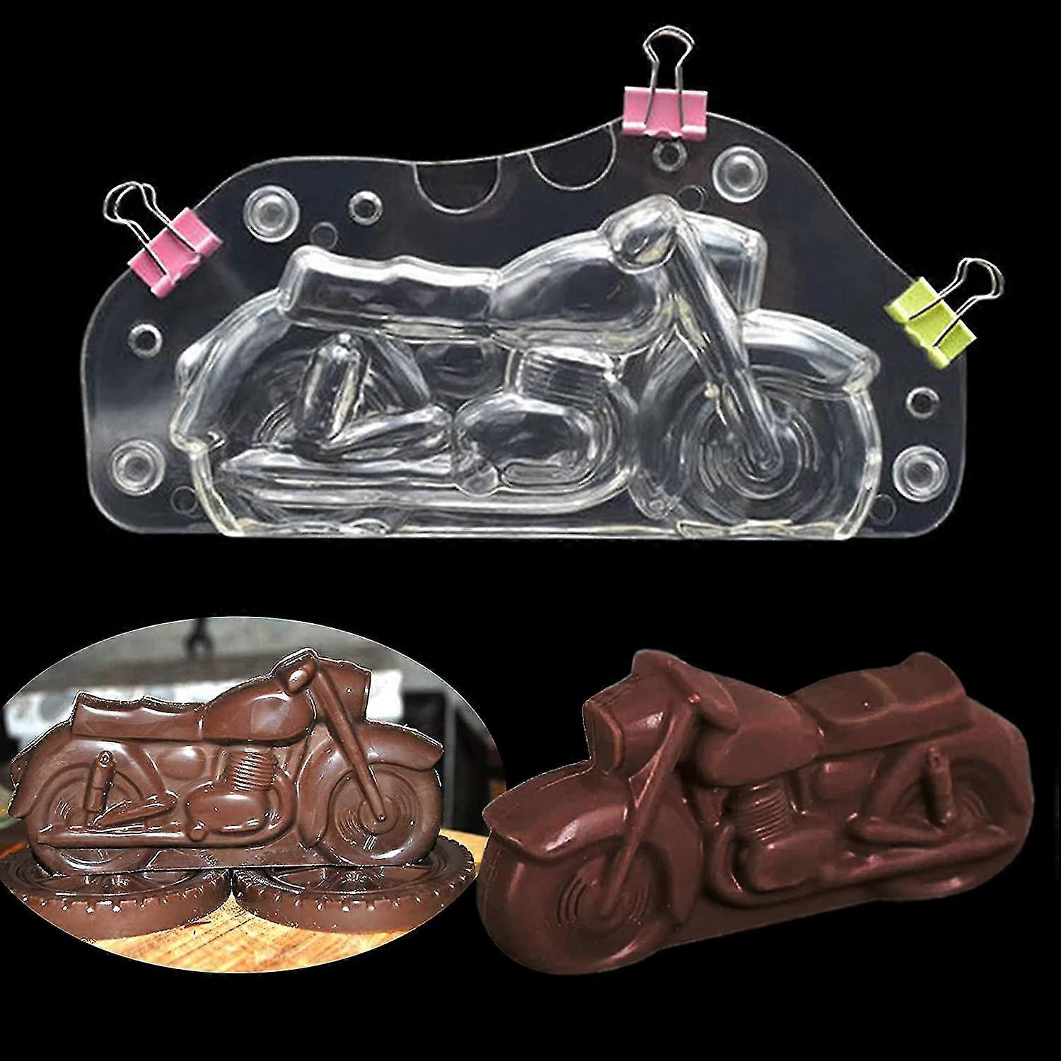 Polycarbonate Chocolate Mould,3d Motorcycle Shape,candy Making Mould ...