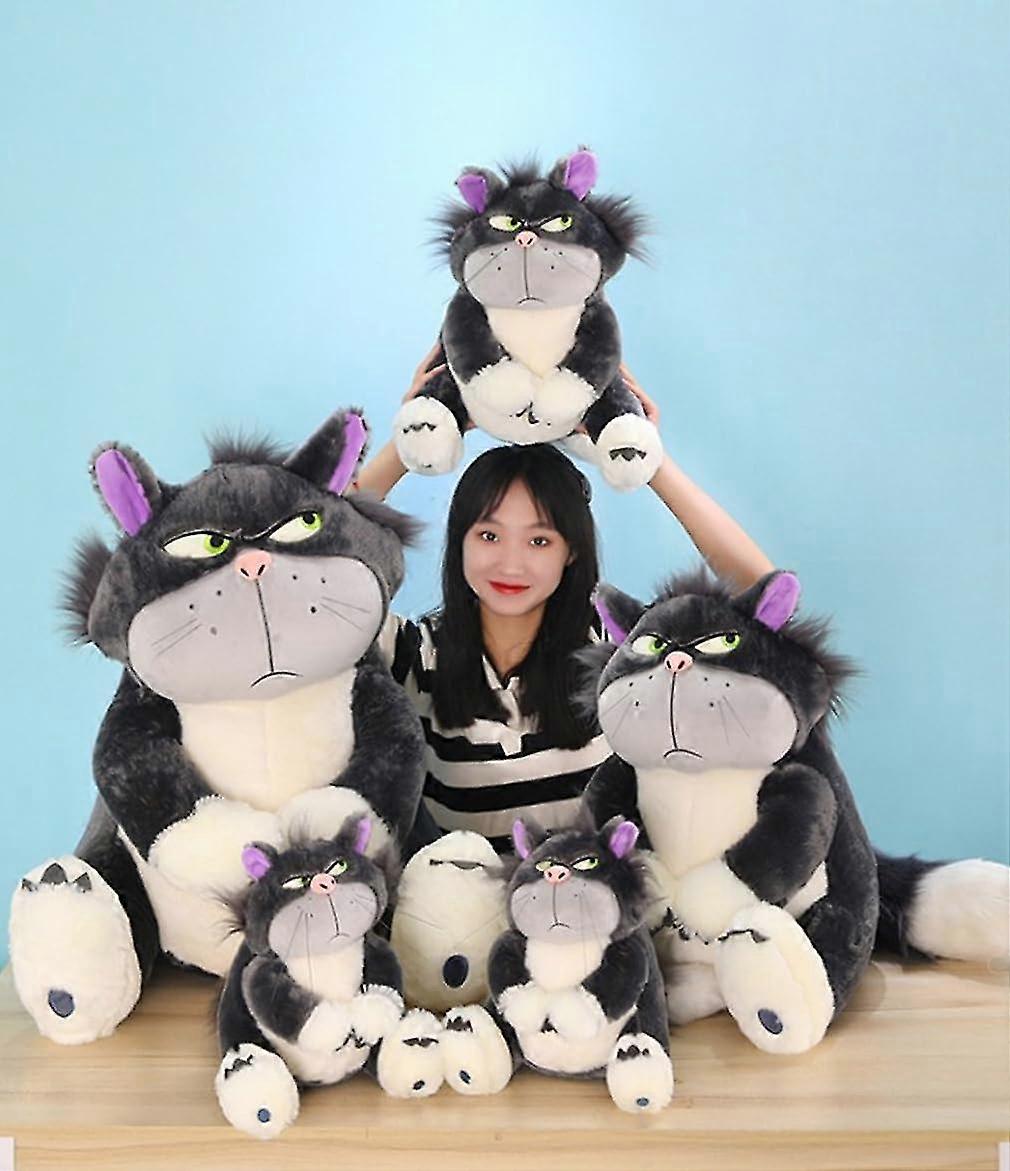 Angry Cat Plush Toy, Cute Cat Stuffed Animal Soft Kawaii Anime Plush ...