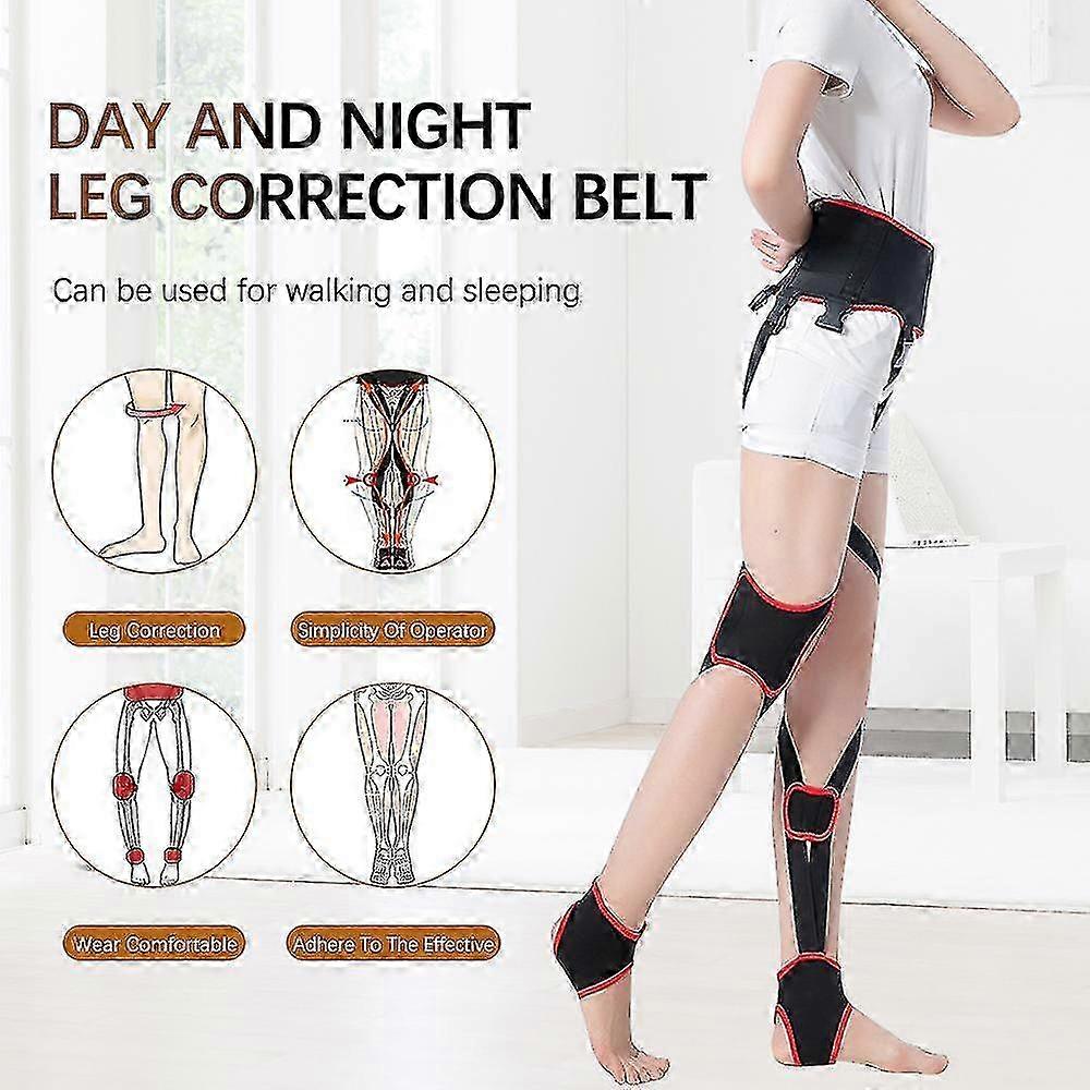 1pcs O/x Leg Shape Correction Band Belt Bowed Knee Valgum Straightening ...