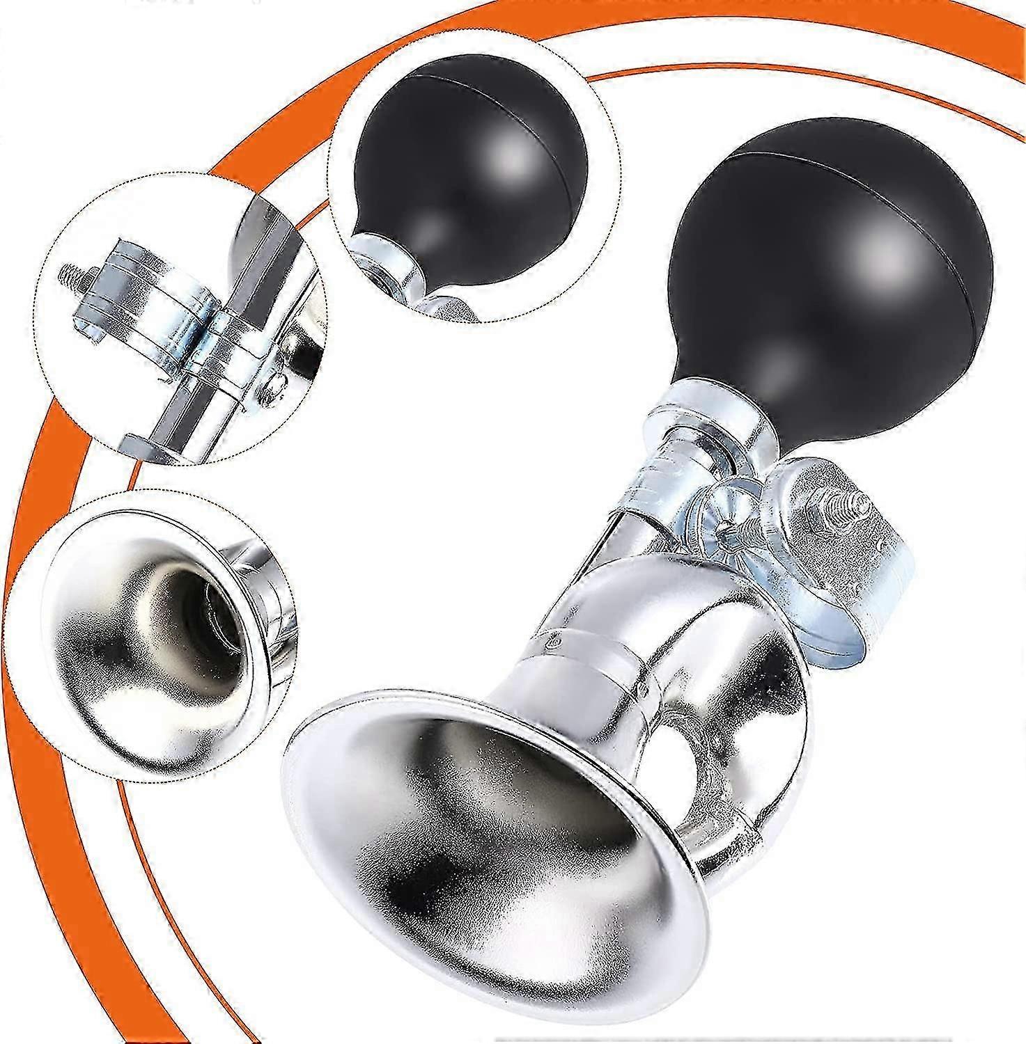 Bugle Horn Retro Clown Horn Classic Vintage Metal Twist Loudspeaker ...