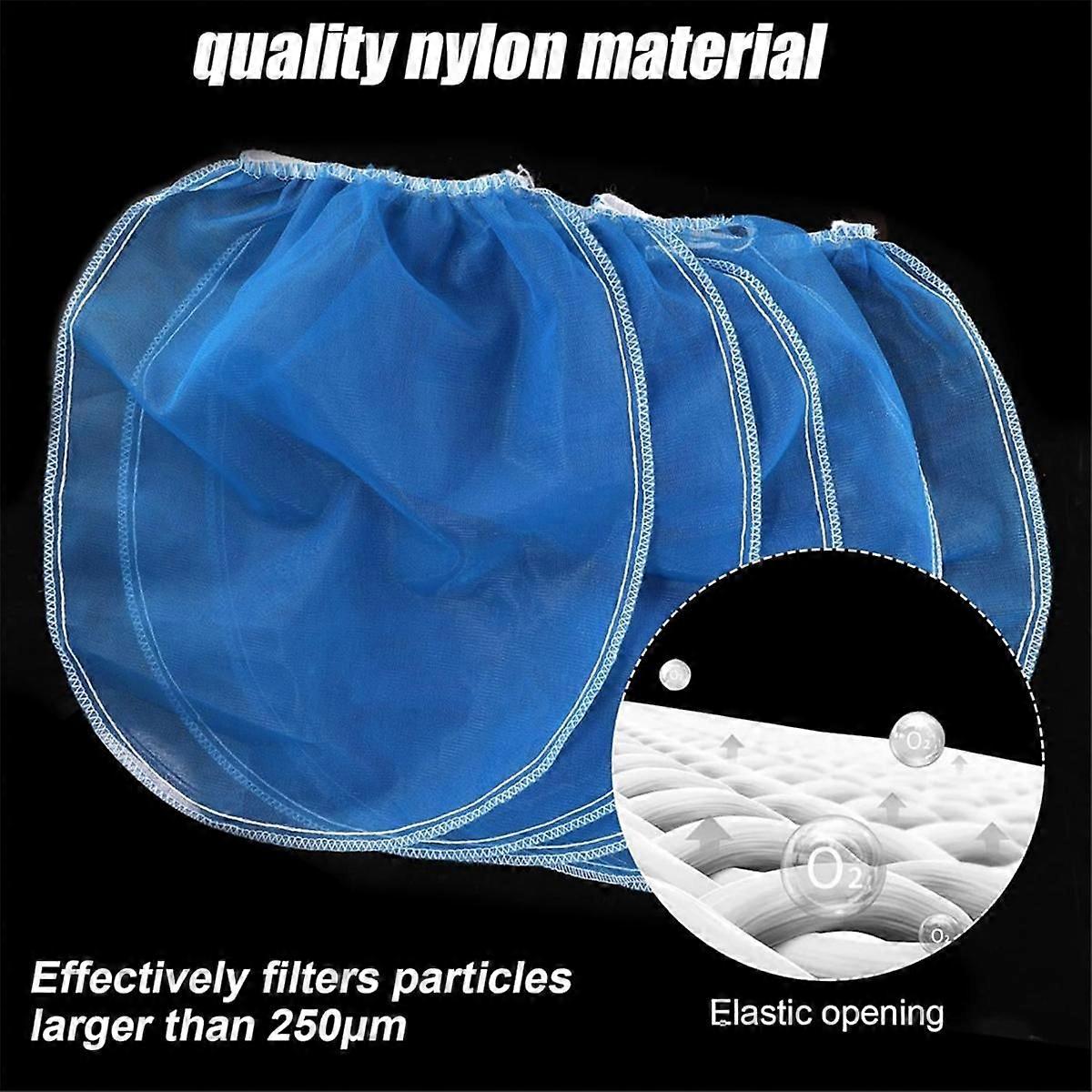10pcs Paint Strainer Bags,Fine Mesh Paint Filter Bag Elastic Opening ...