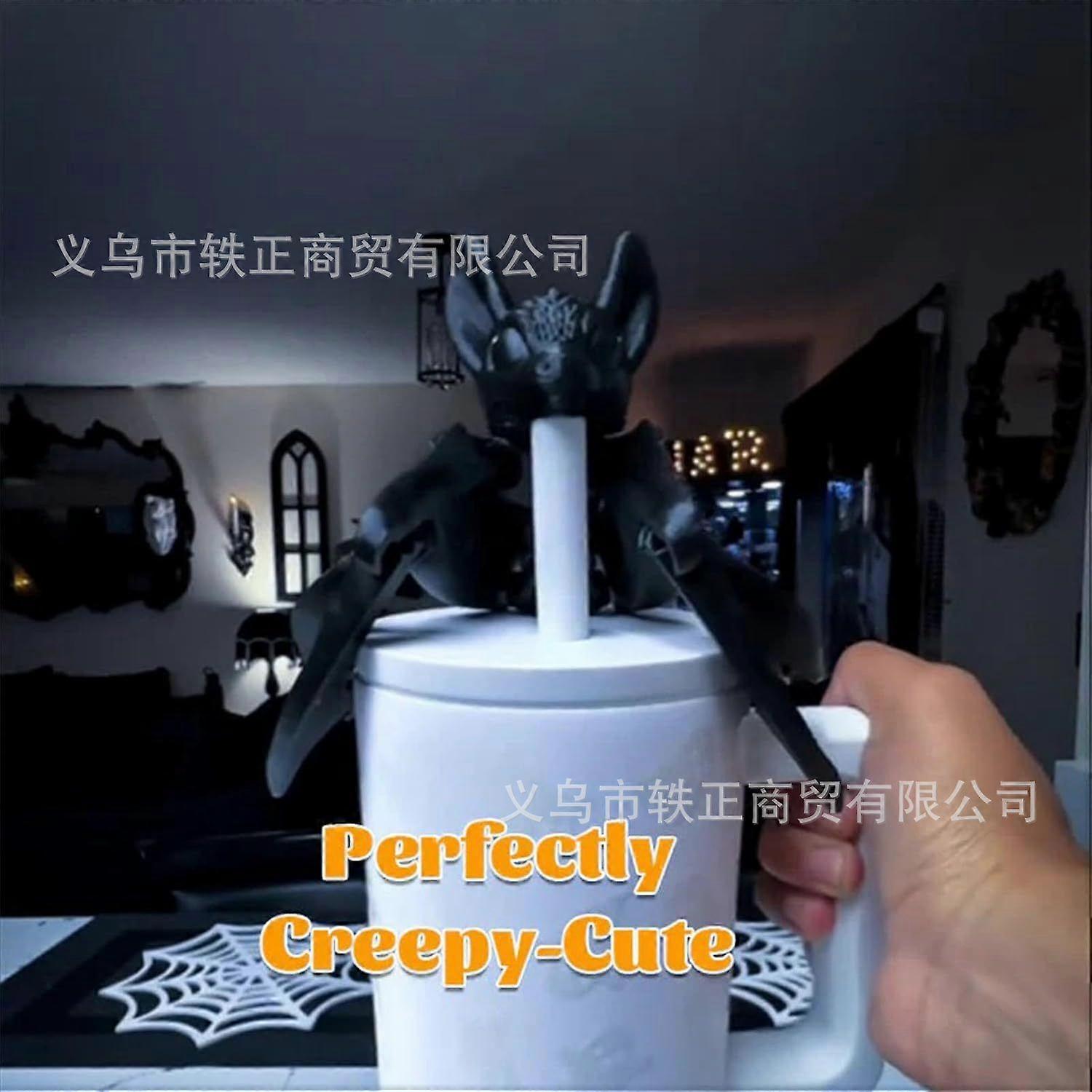 Halloween Bat Straw Topper Silicone Straw Covers Cap for Stanley Cup ...