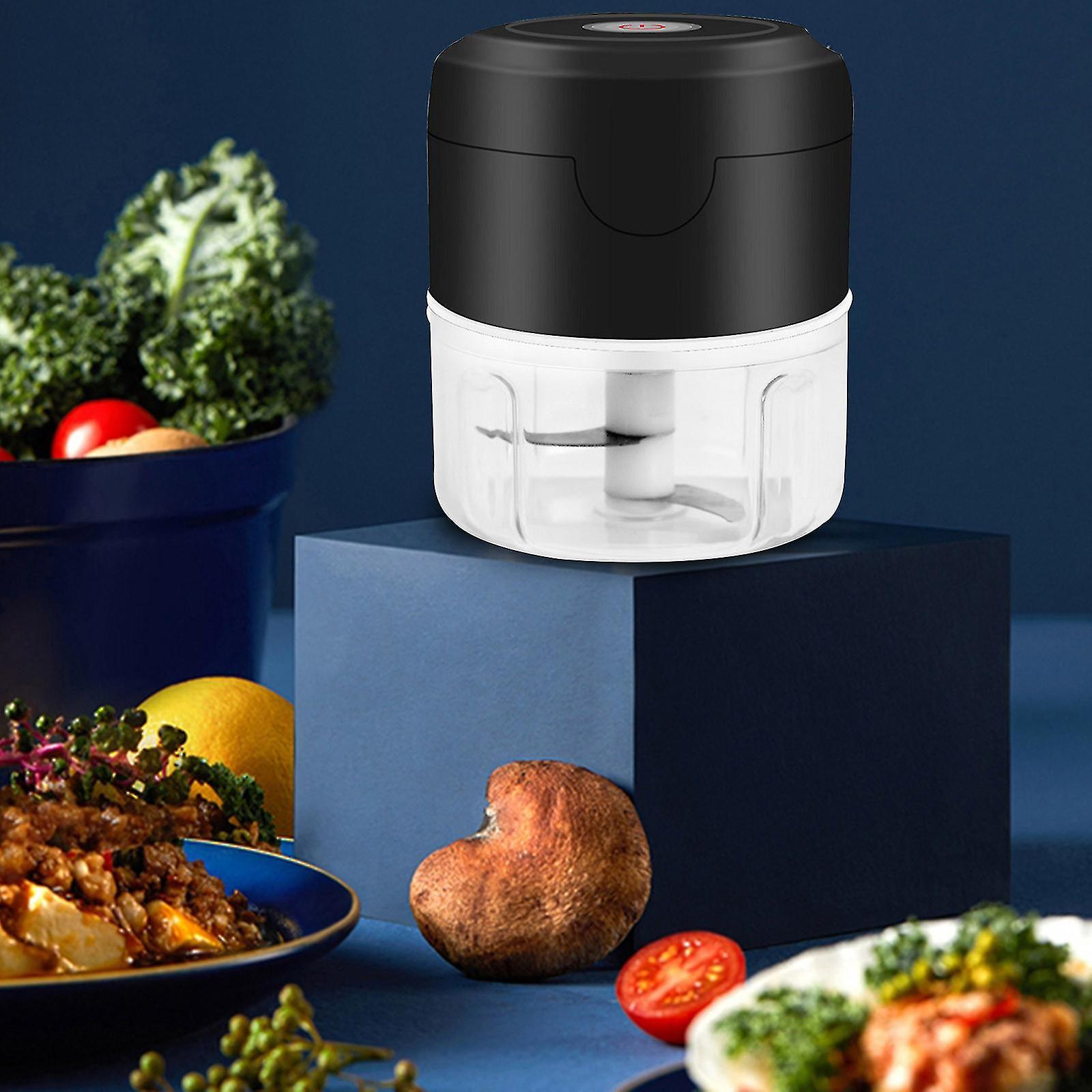 Electric Mini Garlic Chopper Garlic Masher, Garlic Press Mincer Pepper ...