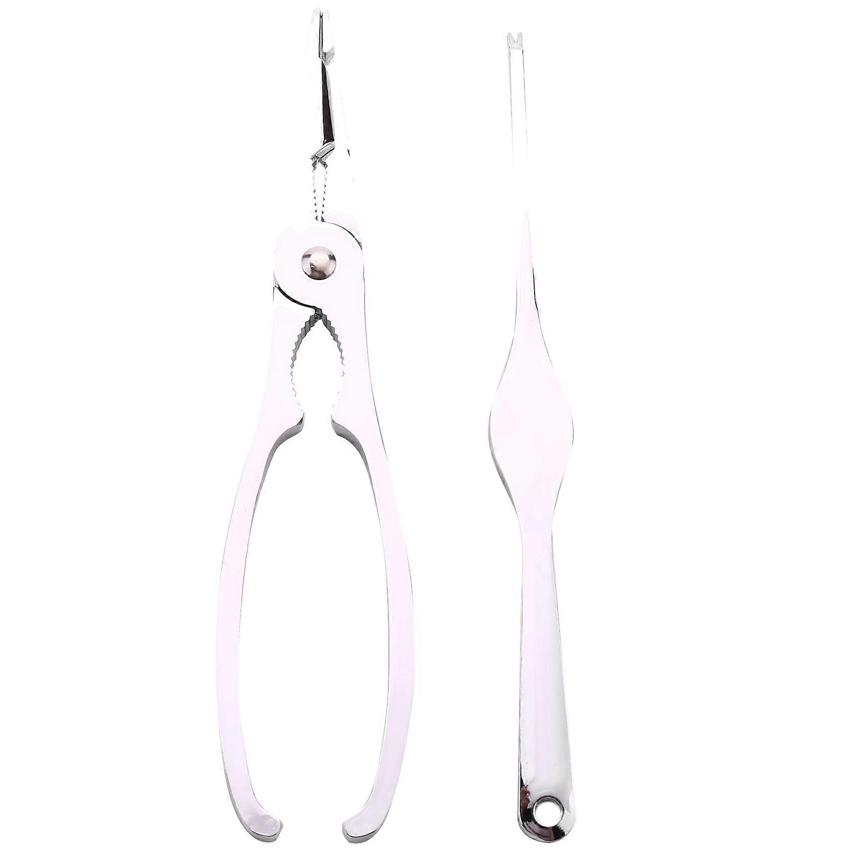 Seafood Cracker Pick Set 2Pcs Stainless Steel For Crab Lobster Fork ...