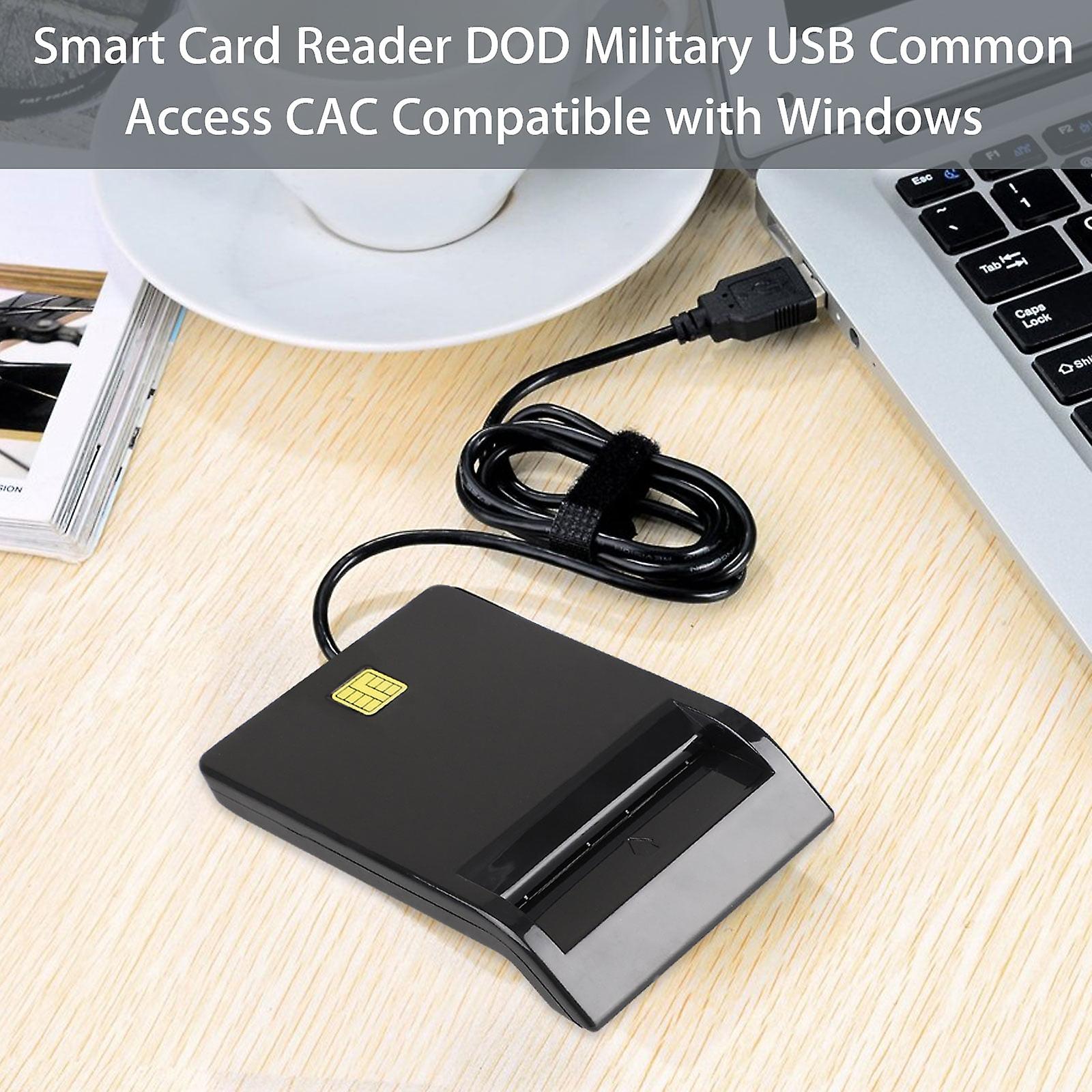 Multi-Function CAC Card Reader; Can Read DOD Military Common Access ...