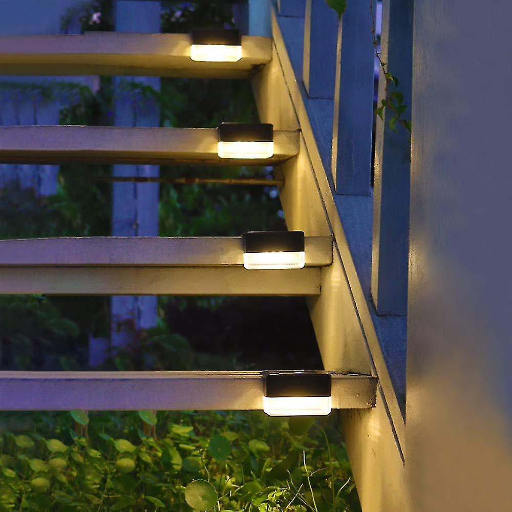 1pcs Led Solar Wall Lamp Path Stair Outdoor Waterproof Wall Light ...