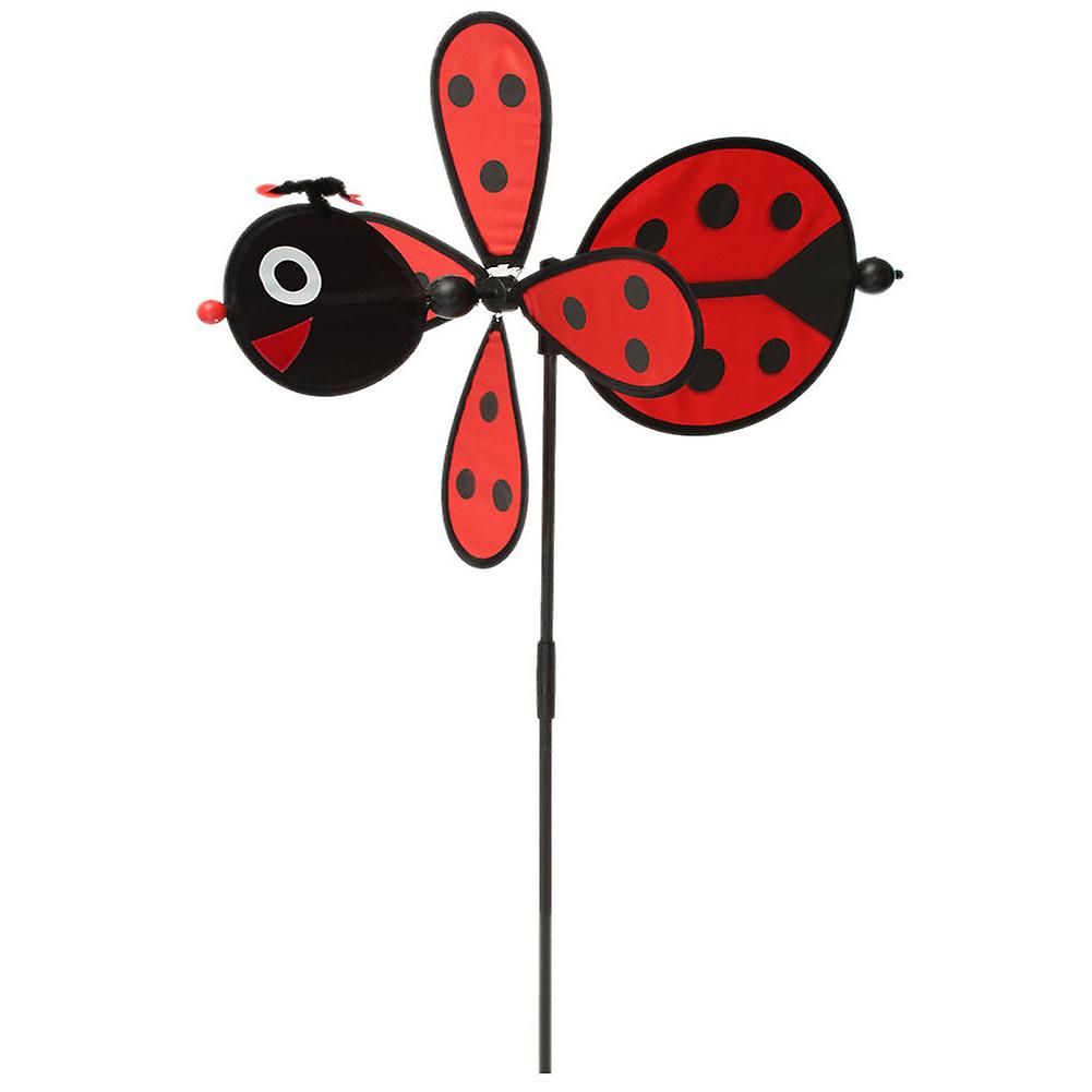Bumble Bee / Ladybug Windmill Whirligig Wind Spinner Home Yard Garden ...