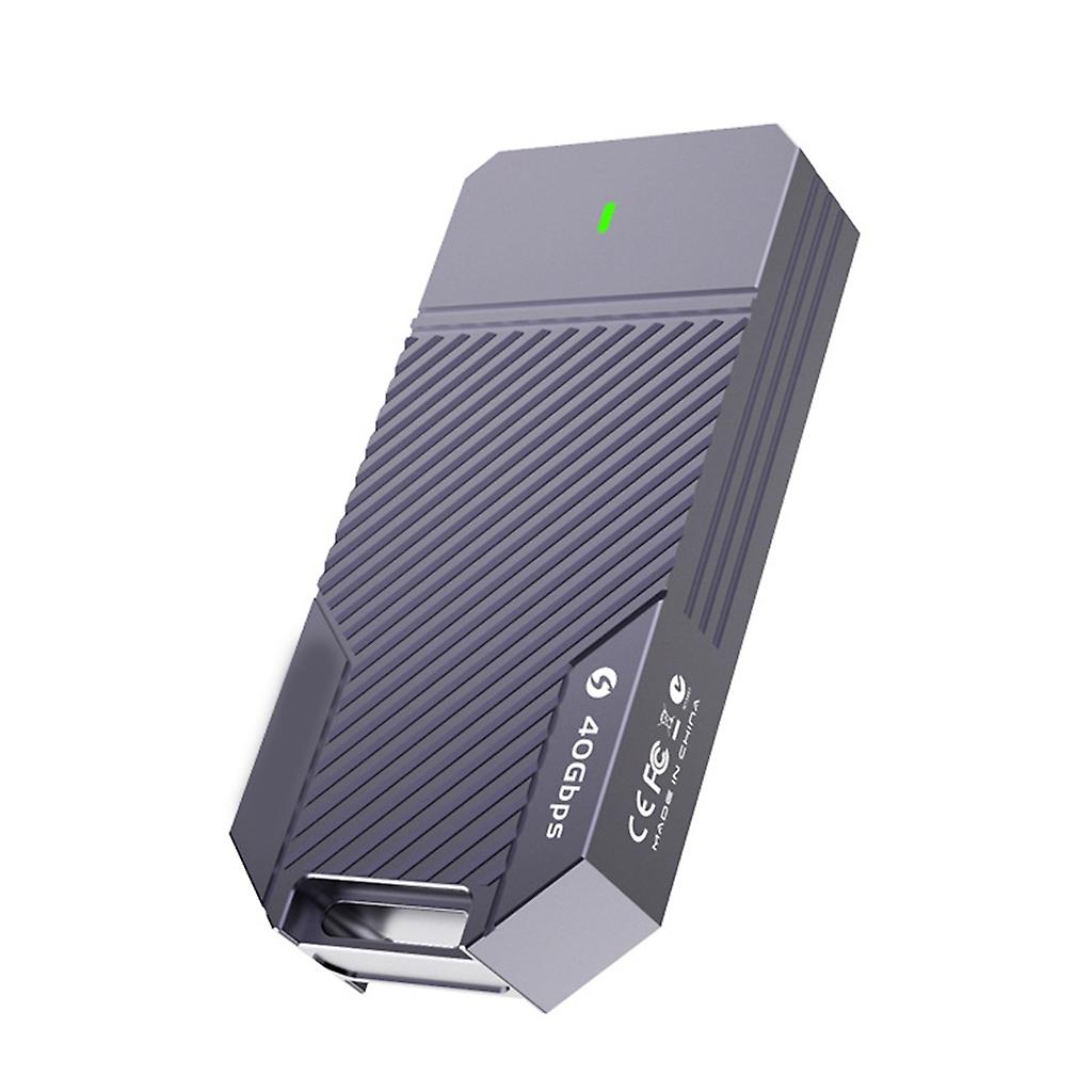 NVMe Case Thunderbolt 40Gbps M.2 NVMe SSD Enclosure to Type-C Hard Disk ...