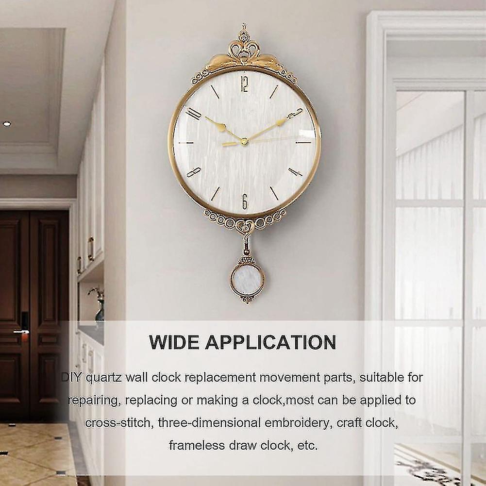 Wall Clock Mechanism With 4 Pairs Of Different Hands, Long And Short ...